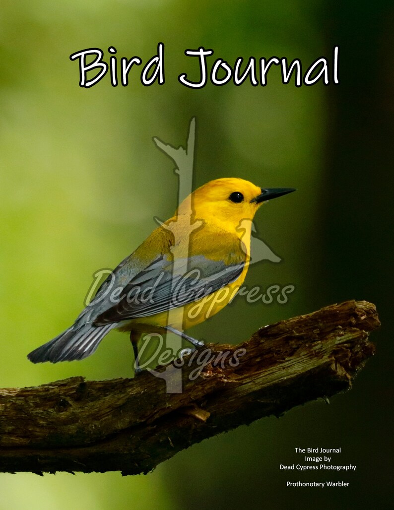Bird Journal, Printable PDF, Bird Logbook, Bird Watching, Bird Lovers ...