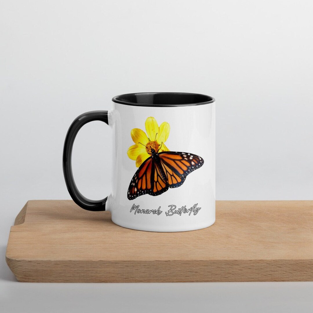 Monarch Butterfly Coffee Mug, Nature Lovers Gift, Custom Photo Mug ...