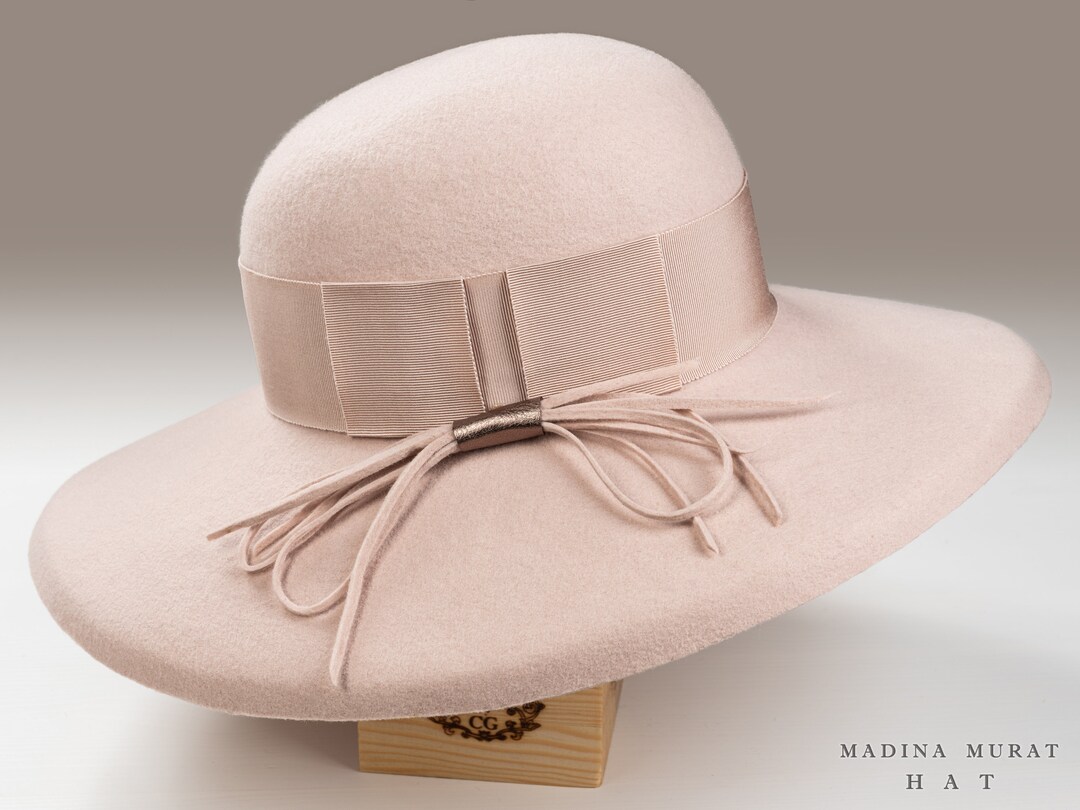 I N G R I D Hat / Millinery / LUXURY Quality / Detachable Accessory ...