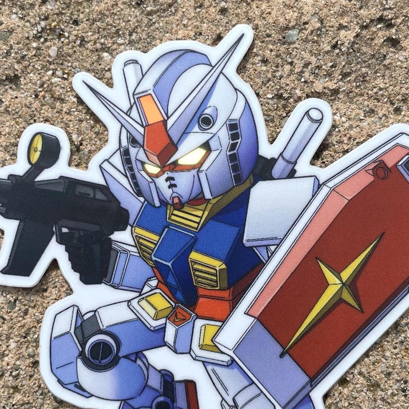 Gundam Sticker - Etsy