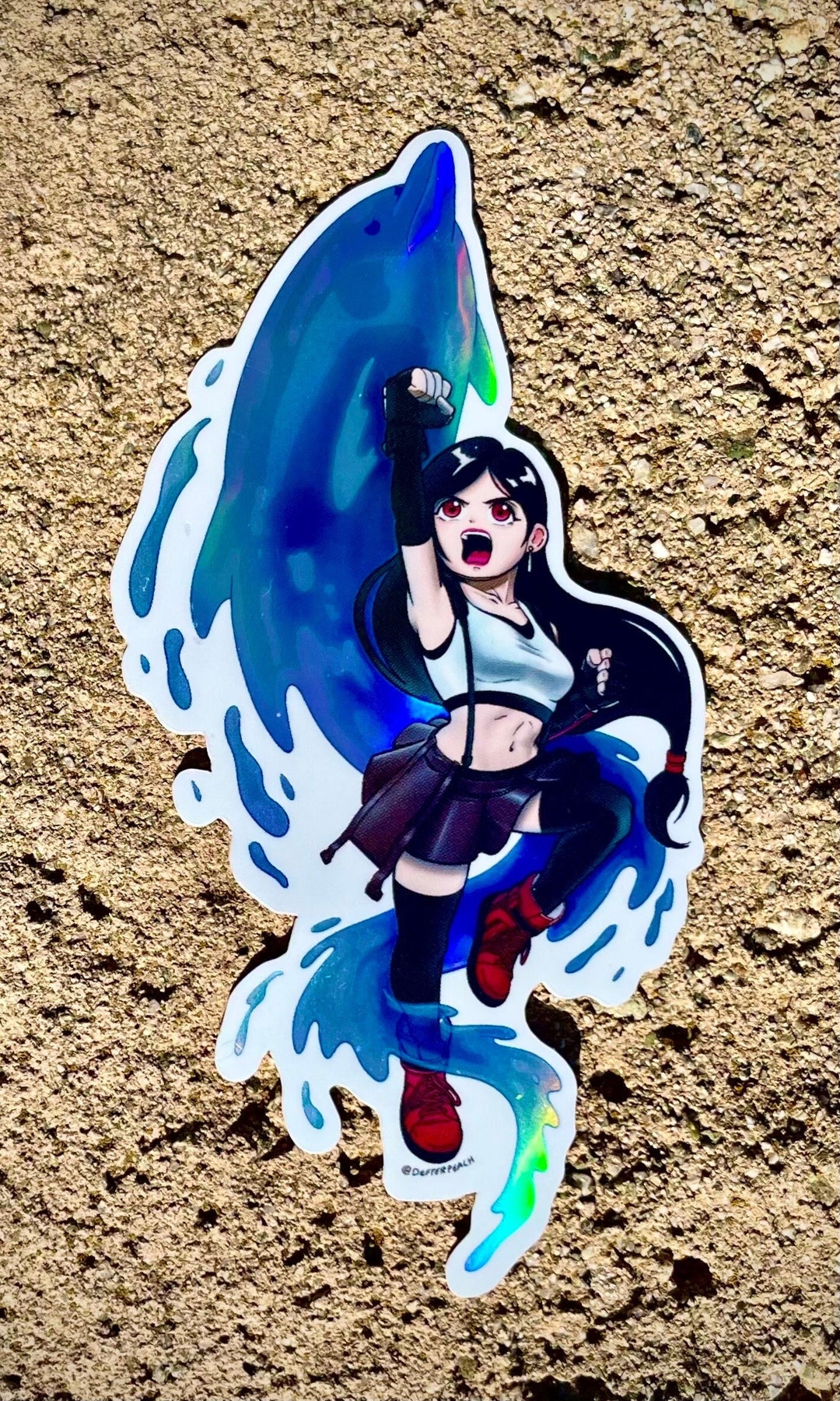 Final Fantasy VII Tifa Dolphin Blow Limit Break Holographic Finish ...