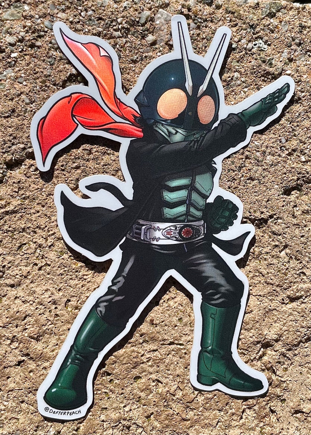Shin Kamen Rider Matte/glossy Holographic Finish Vinyl Sticker - Etsy