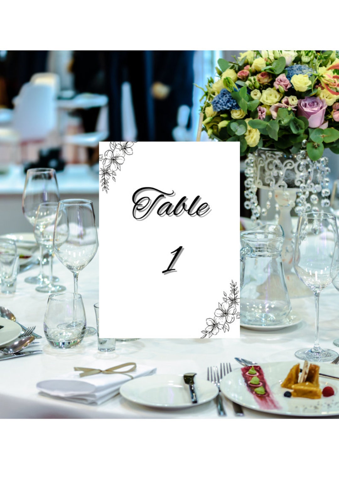 Wedding Table Cards - Etsy