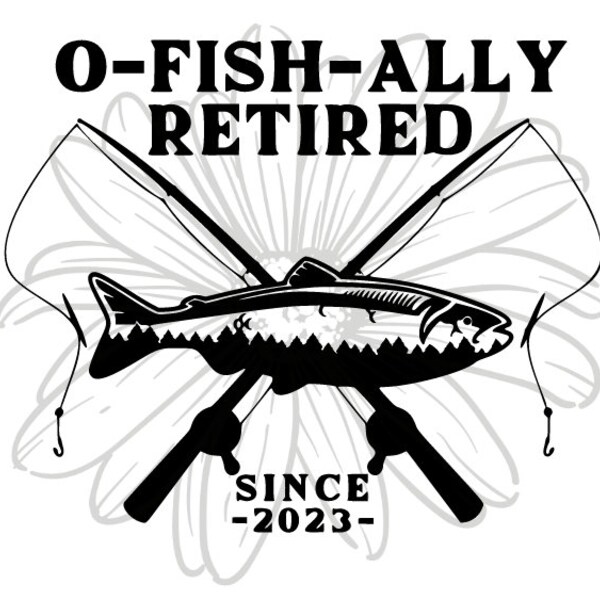 O Fish Ally Retired Svg - Etsy