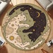 Cat Round Rug, Moon Cat Rugs, Animal Rug, Boho Rug, Round Rug ...