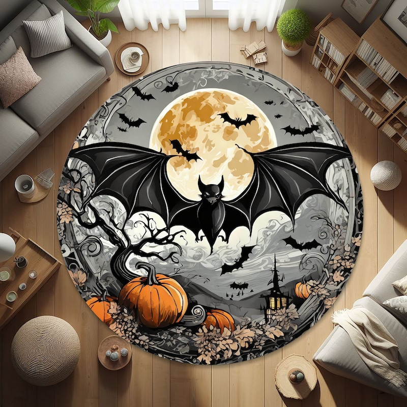 Halloween Rug - Etsy