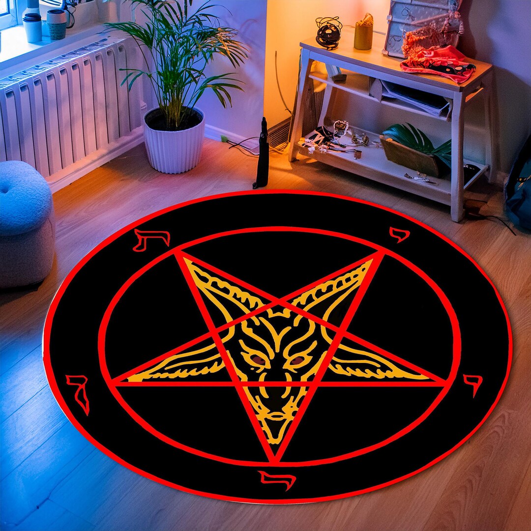 The Love Witch Design Rug, Witcher Rug, Astrology Rug, Horror Decor Rug ...
