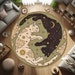 Cat Round Rug, Moon Cat Rugs, Animal Rug, Boho Rug, Round Rug ...