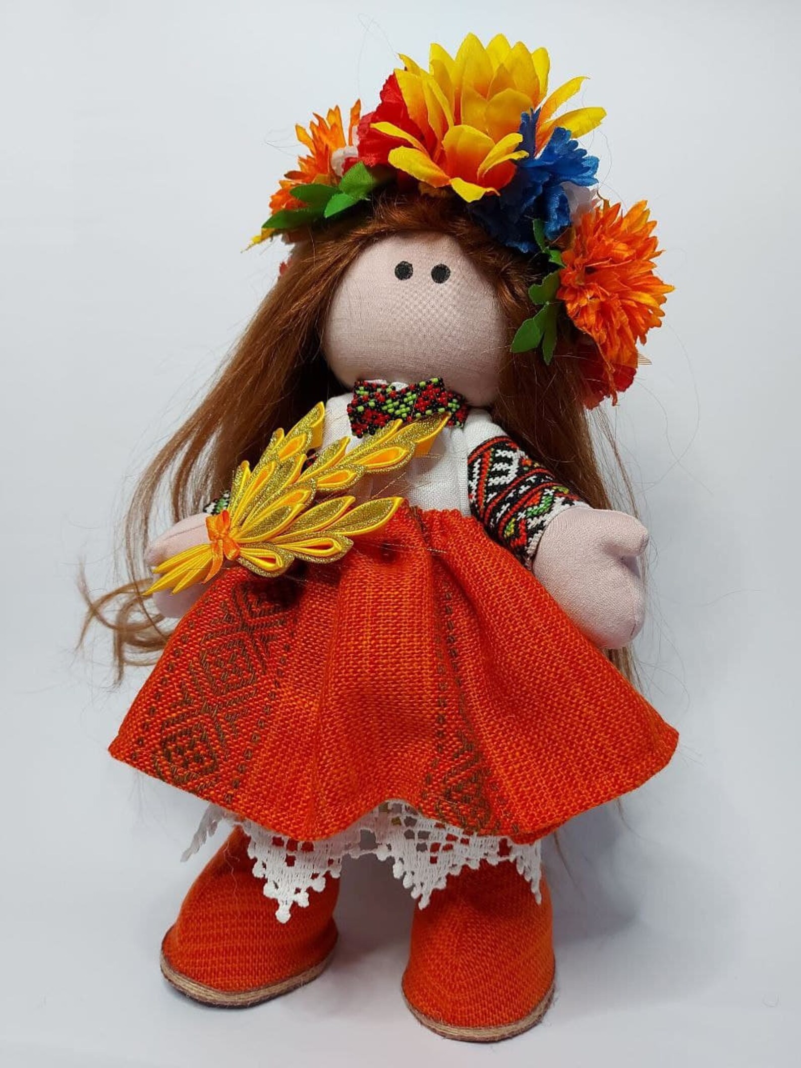 Ukrainian Handmade Doll Ethnic Folklore Traditional Unique Etsy