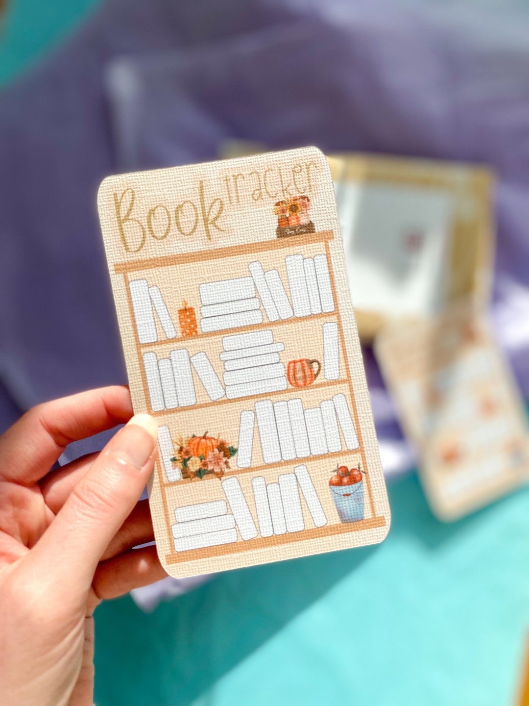 Autumn Bookshelf Tracker | 2024 Books Read Tracker | Bookmark Reading ...