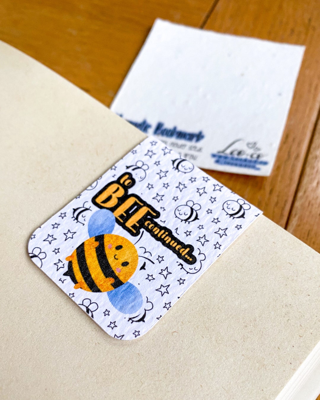 To Bee Continued Magnetic Bookmark | Bee Bookmark, Reading Gifts for ...