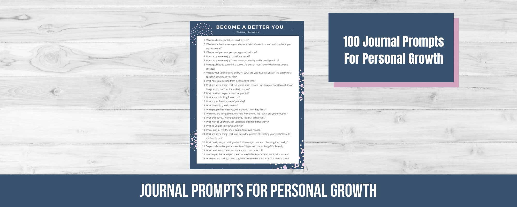 Journal Prompts, Printable Journal Prompts, Writing Prompts, 100 ...
