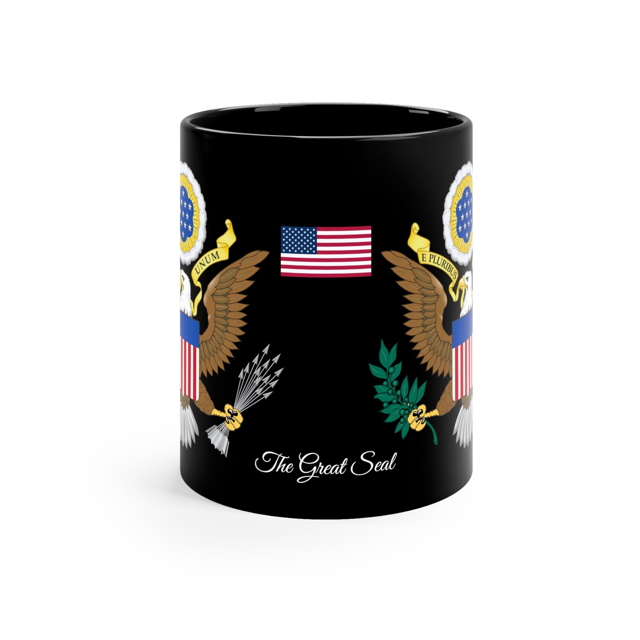 Great Seal Of The United States Flag Patriotic Coffee Mugs Etsy