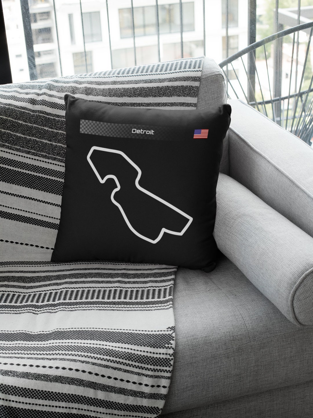 Detroit Gifts Indycar-formula 1 Gift Decorative Pillows,gifts for Car ...
