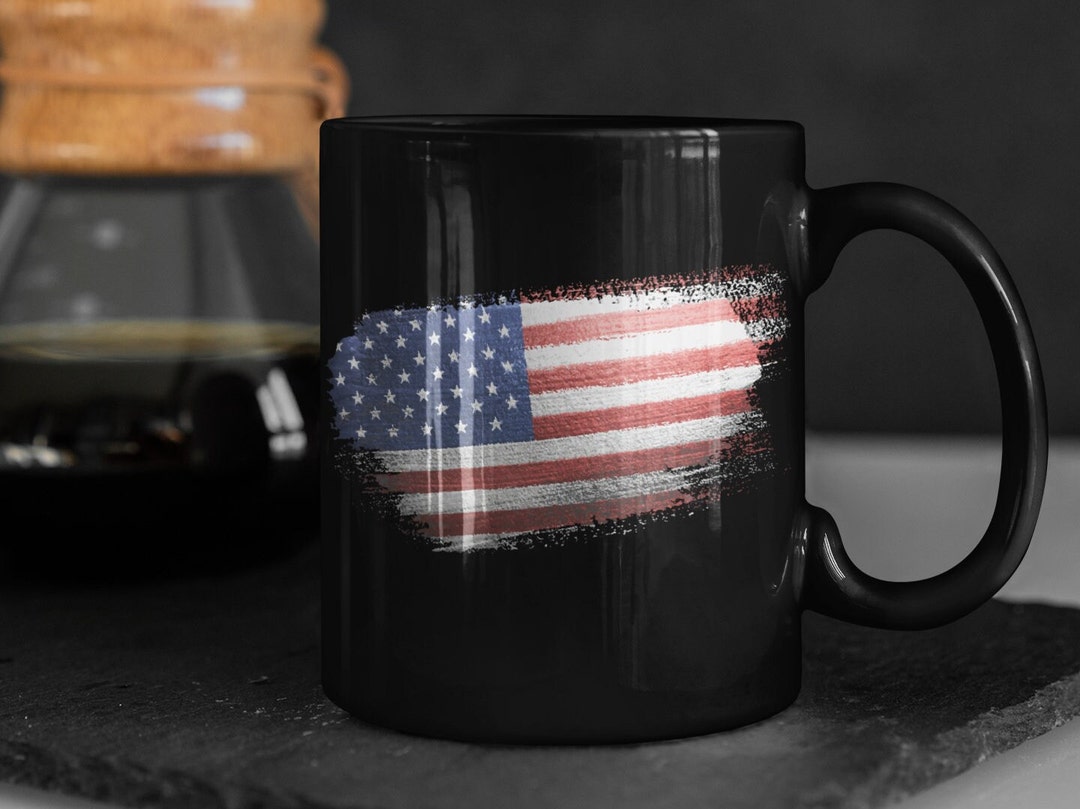 United States Flag Design Patriotic Coffee Mugsworld Flags - Etsy
