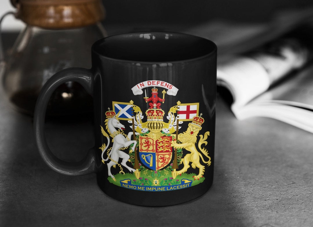 Scottish Flag Coffee Mug,coat of Arms Design Scottish Mug,scotland ...