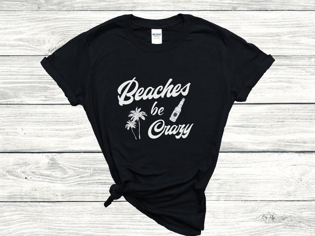 Funny Beach Vacation Shirts Girls Trip Matching Tshirts Beach Coverup ...