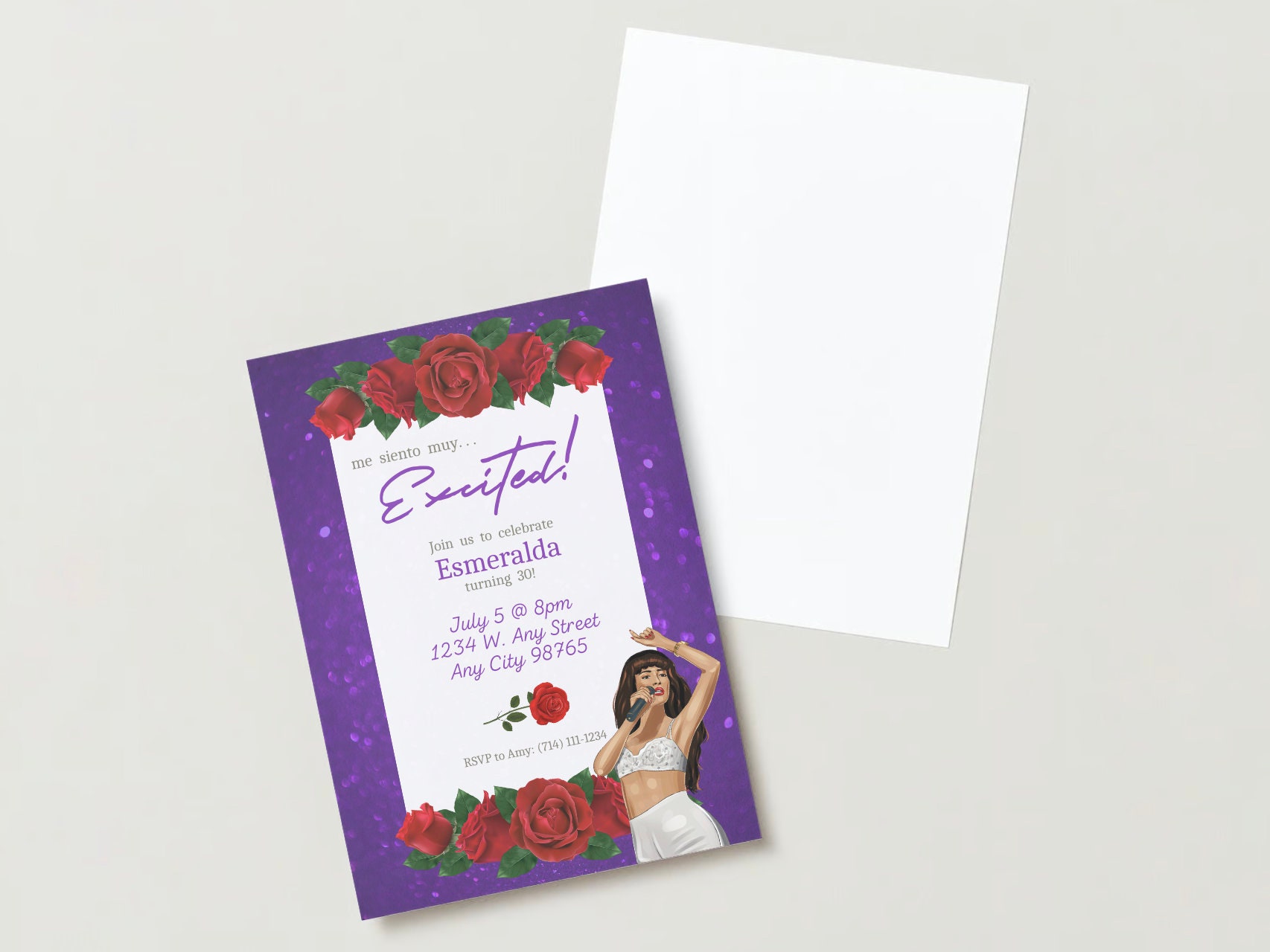 Selena Birthday Party Invitation / Bachelorette Party - Etsy