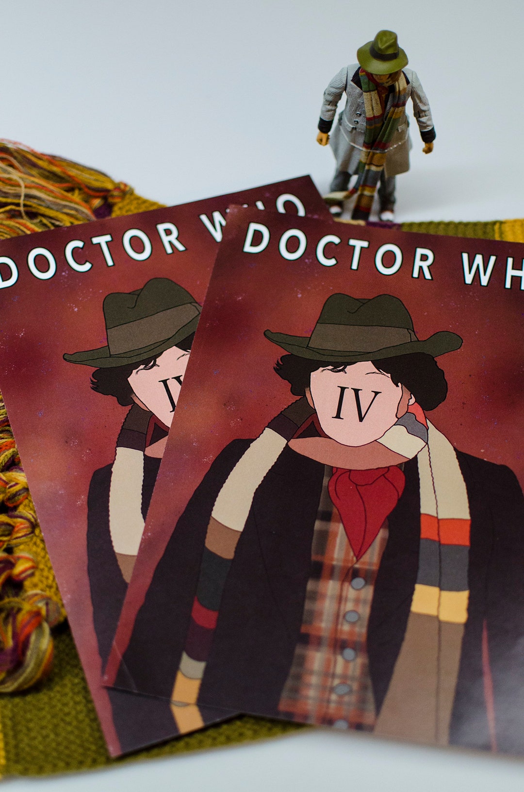 Fourth Doctor (tom Baker) A4 Print Doctor Who - Etsy