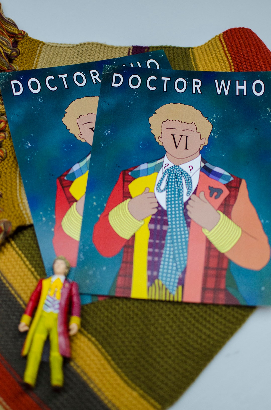 Sixth Doctor (colin Baker) A4 Prints Doctor Who - Etsy