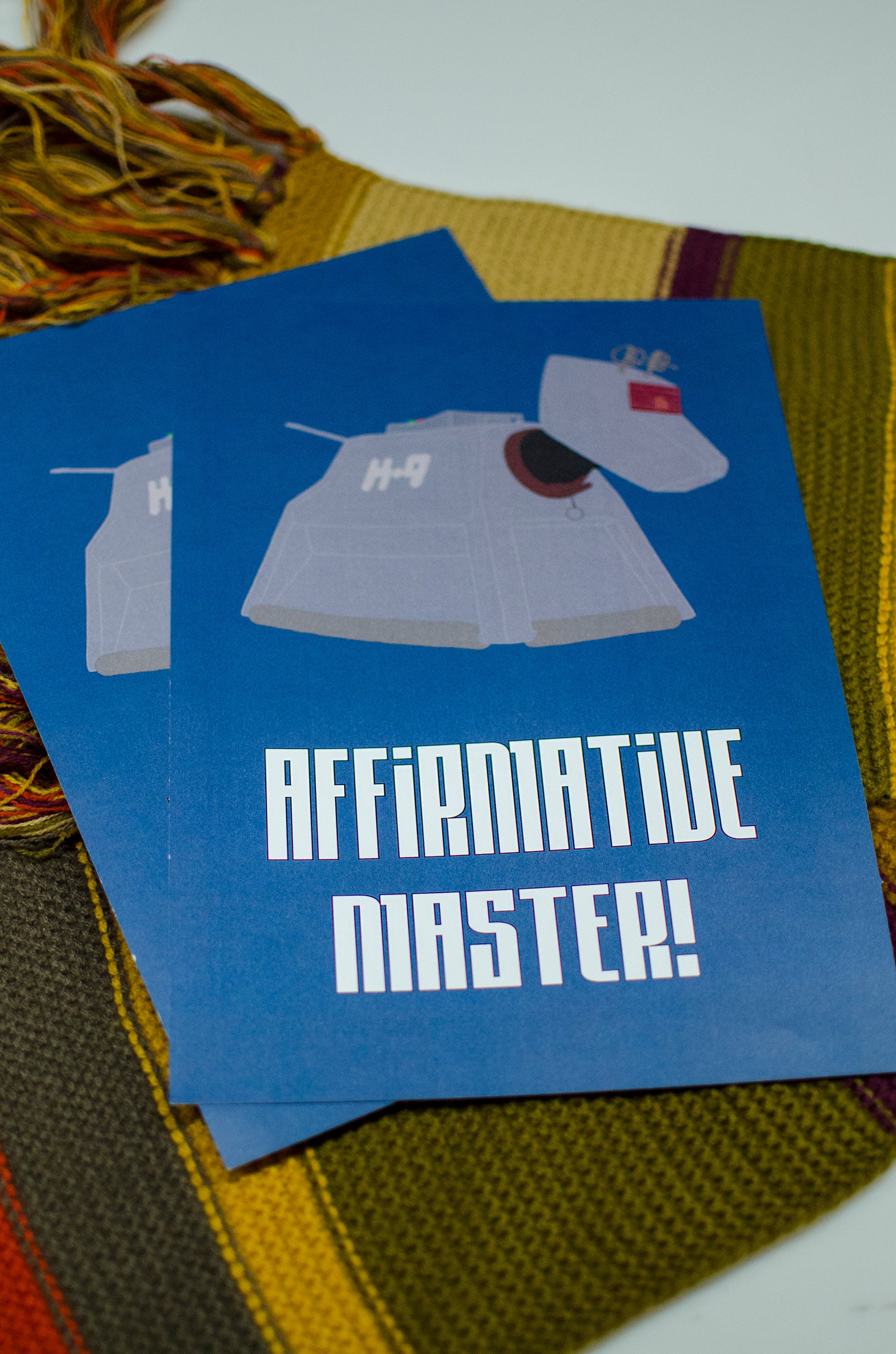 K9 ‘affirmative Master’ A4 Print Doctor Who Robot Dog - Etsy UK