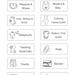 Maternity Hospital Bag Labels | Printable Organizer | Baby Planning and ...