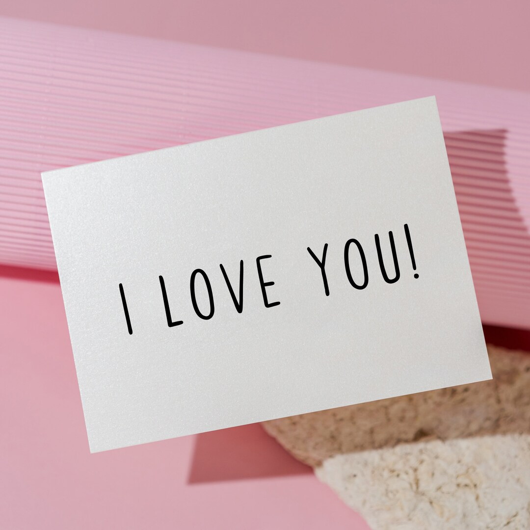 Just a Little Note to Say I Love You | Digital Download Card | Canva ...