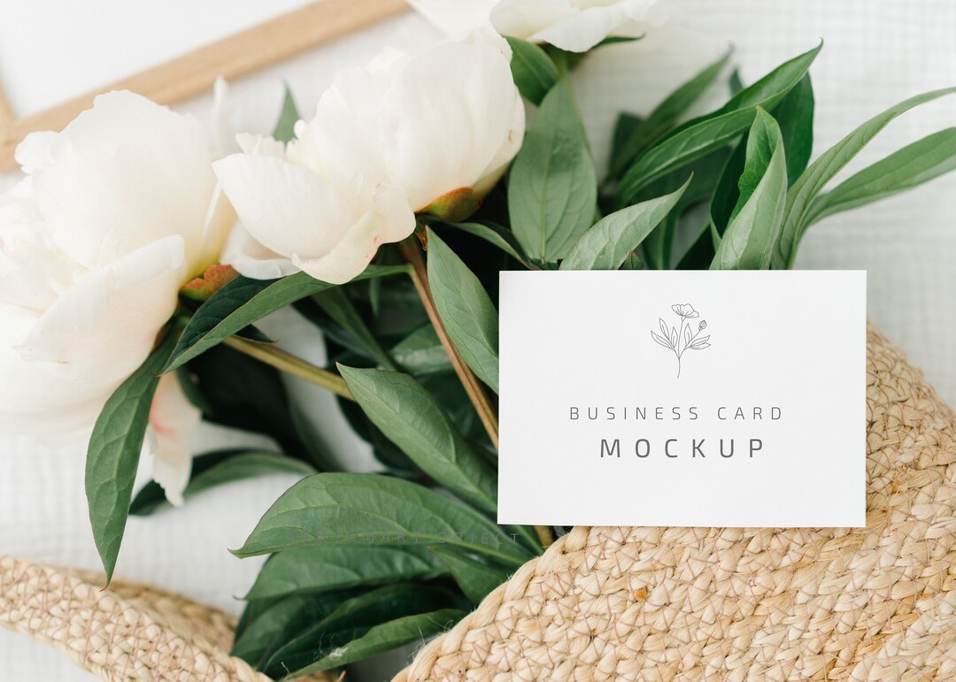 Business Card Mockup,place Card, Name Card, Greeting Card Mockup 1402 ...