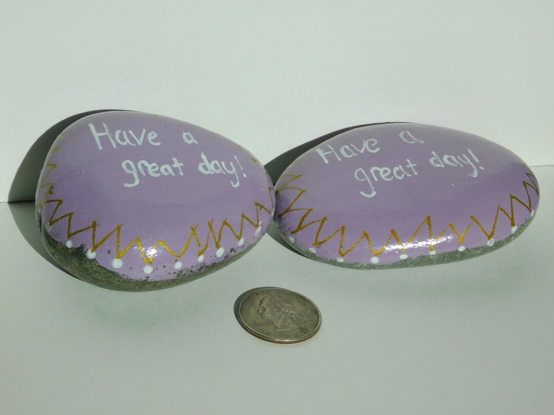 Have a Great Day! Inspiration Rocks - Etsy