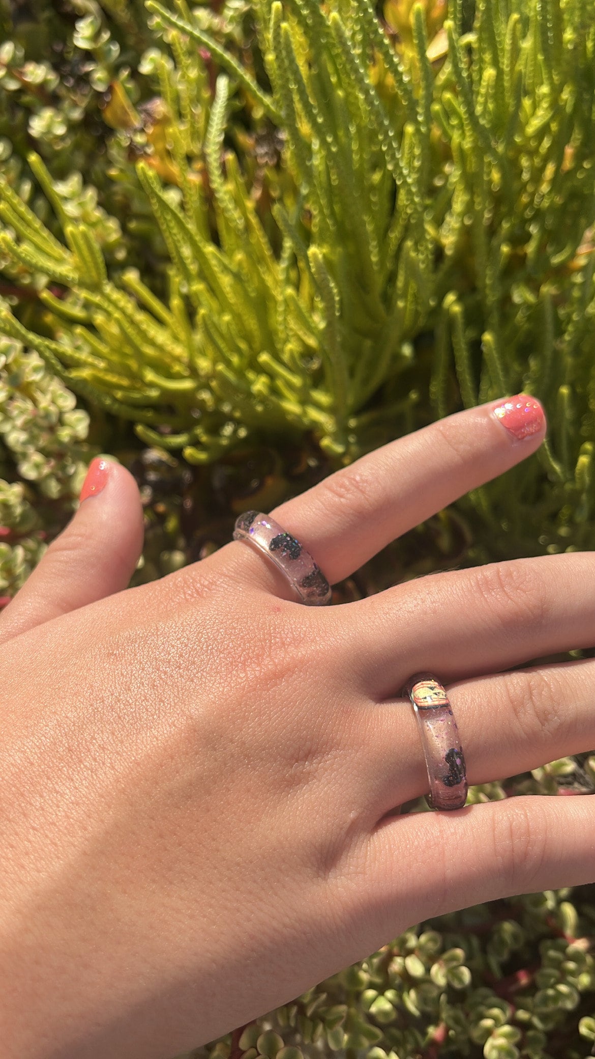 Purple Custom Spooky Rings - Etsy