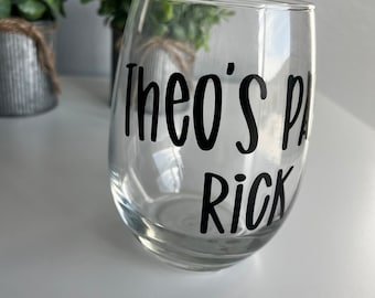 Wine Glass, Custom Wine Glass, Wine Not, Wine Gift for Women, Gift for ...