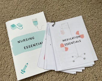 Nursing Flashcards - Etsy UK