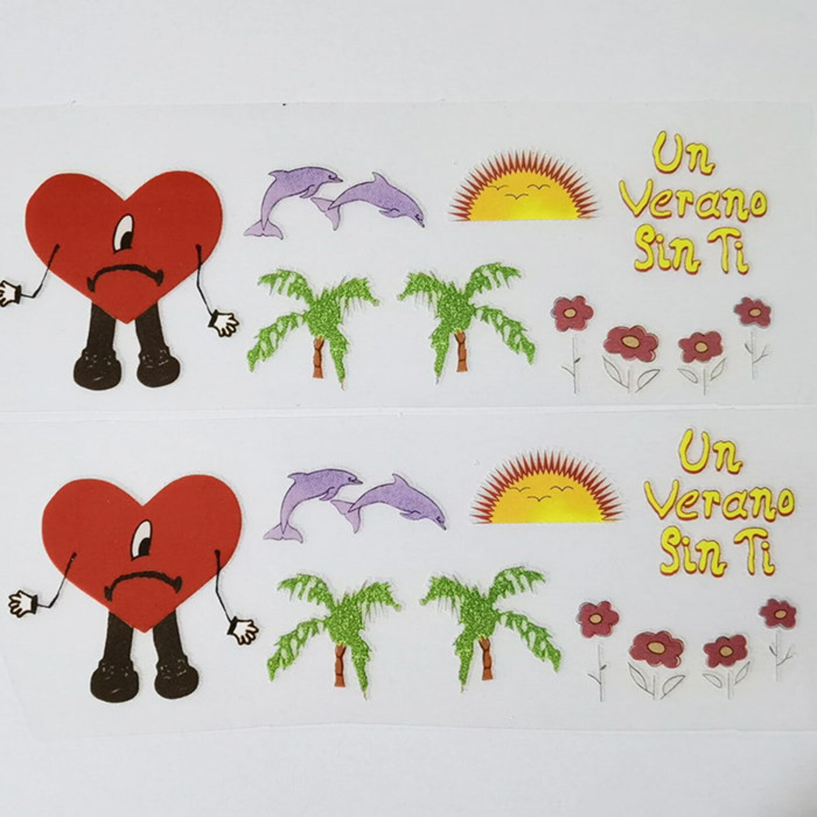 Bad Bunny Un Verano Sin Ti Iron on Stickers for Custom Shoes - Etsy UK