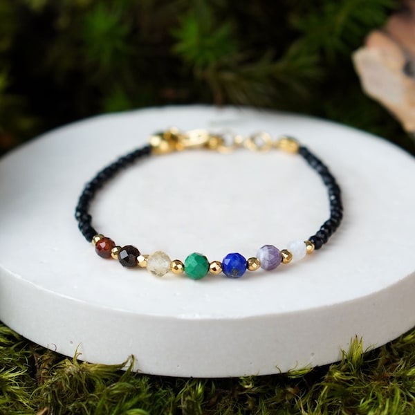 7 Chakra Bracelet - Etsy