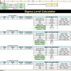 50 Six Sigma Spreadsheet Bundle for Microsoft Excel and Word - Etsy