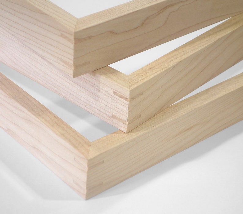 Handmade Solid Wood Picture Frame - Etsy