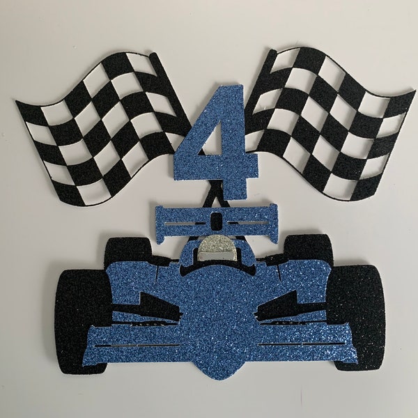 Race Car Topper - Etsy