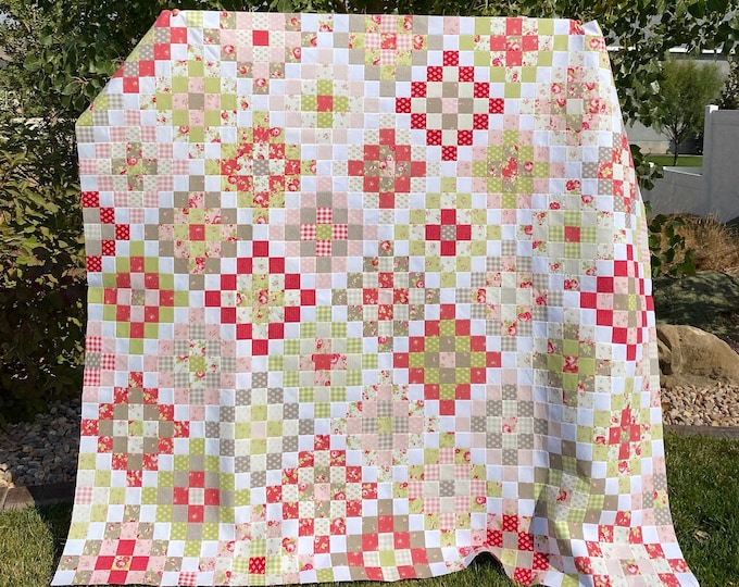 Jelly Roll Magic Quilt Kit Which Includes Tensisters Handicraft ...