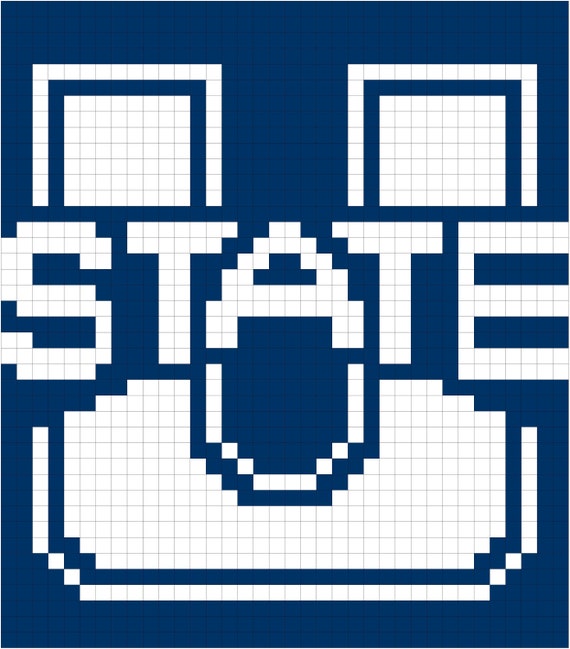 Utah State Game Day Quilt Pattern to Be Used With Tensisters | Etsy