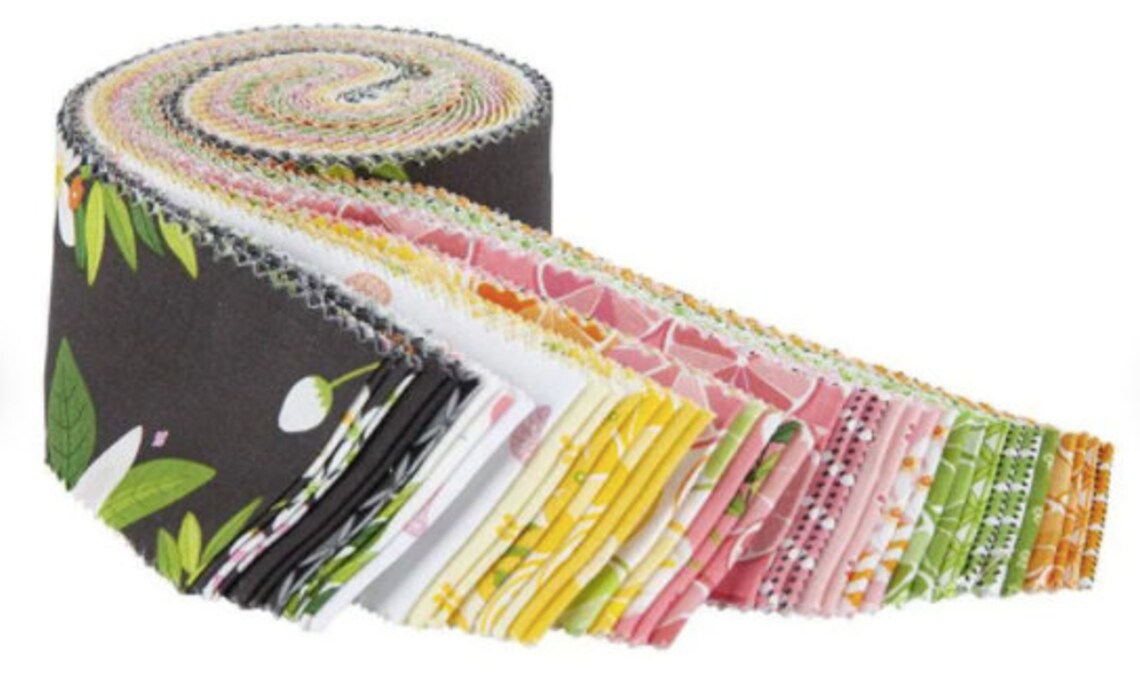 Jelly Roll Magic Quilt Kit Which Includes Tensisters Handicraft ...