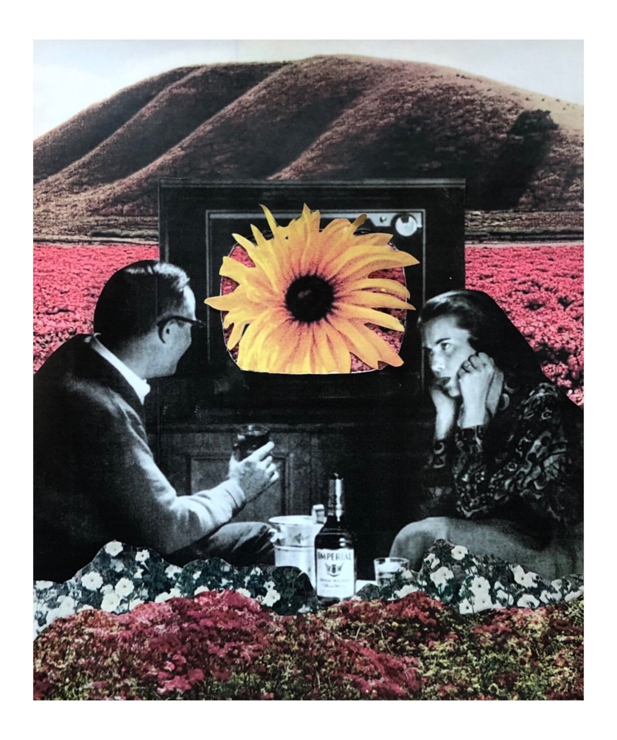 Surrealist Collage Art Print | Etsy