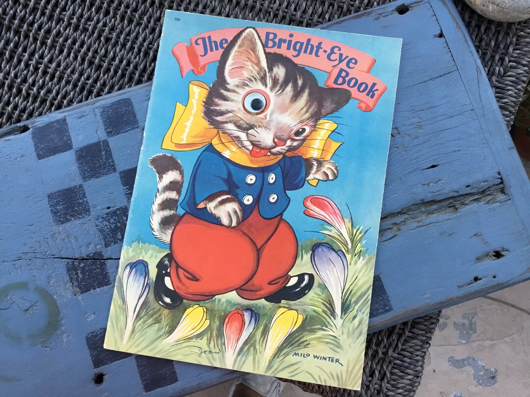 Vintage Children’s Book: the Bright-eye Book (1941, Soft Cover) - Etsy