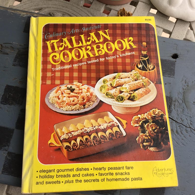Italian Cookbooks - Etsy