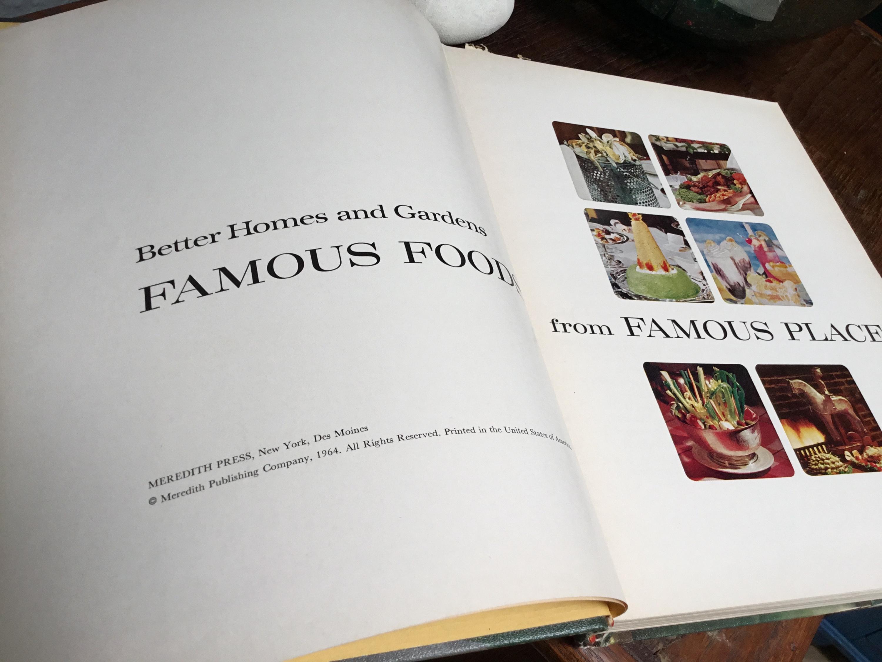 Better Homes and Gardens Famous Foods From Famous Places (1964) Vintage ...