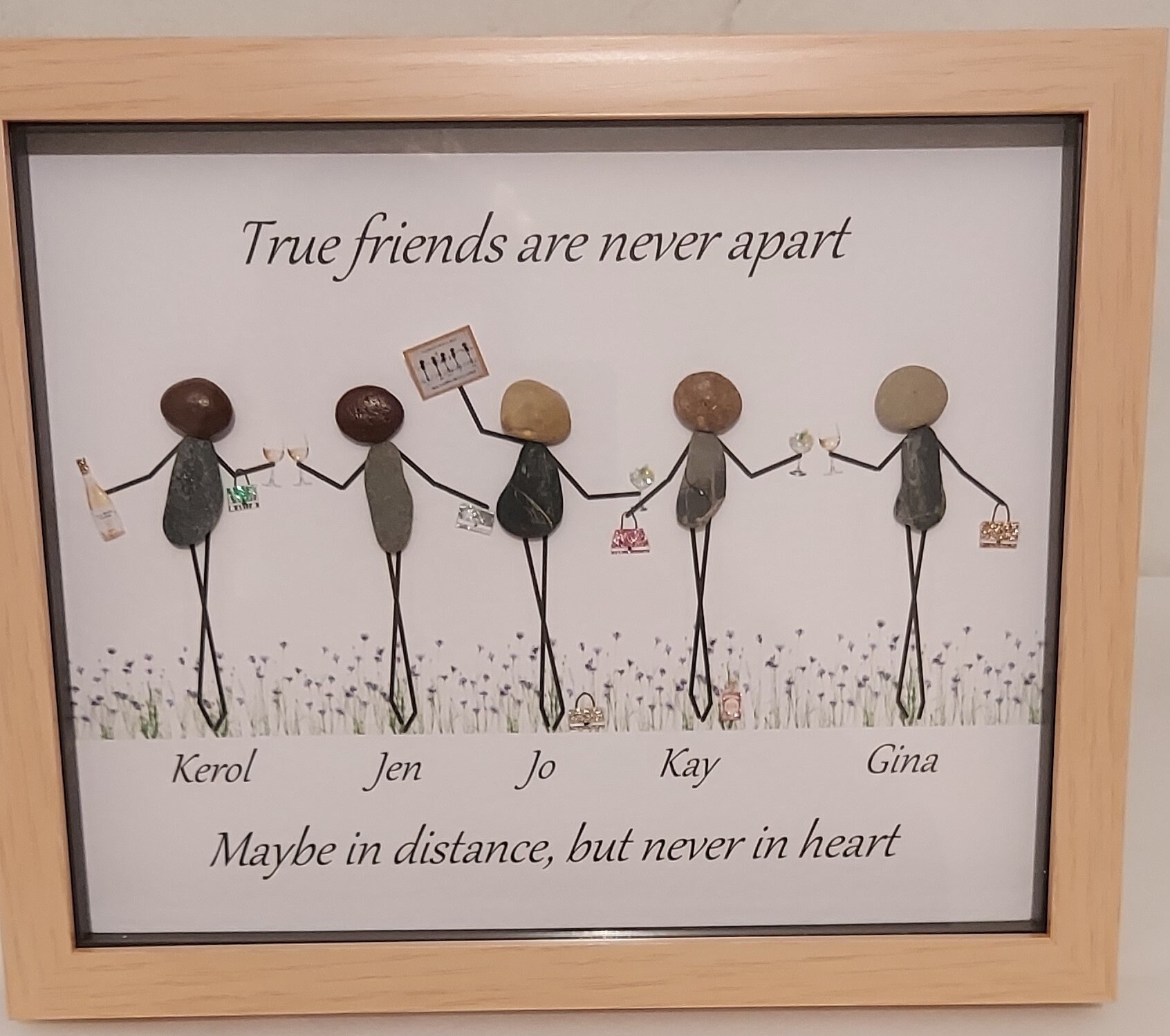 Best Friends Pebble Art Besties Forever Friend Gift Bffs - Etsy UK