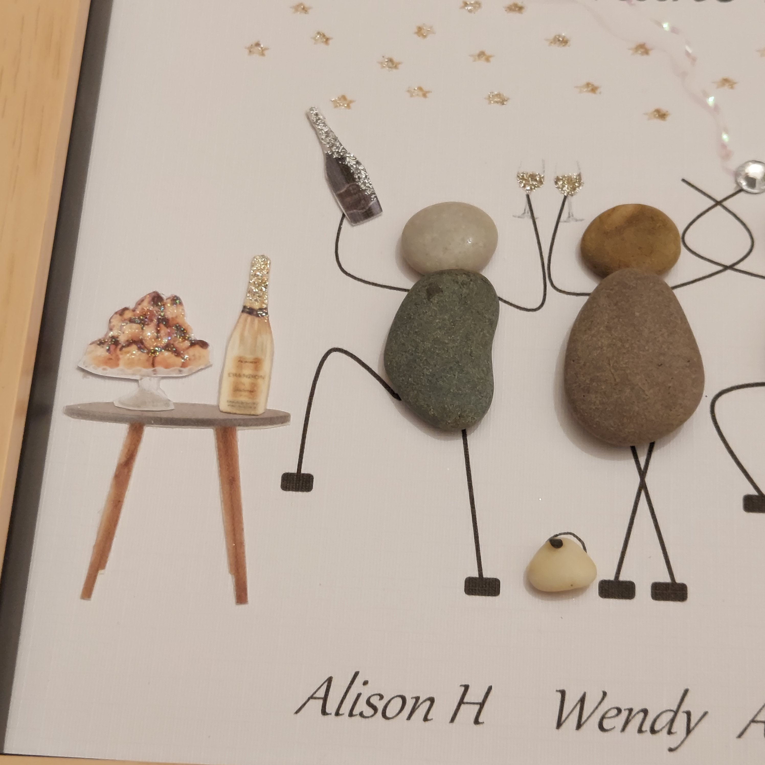 Best Friends Pebble Art Funny Friendship Gift Group of | Etsy Canada