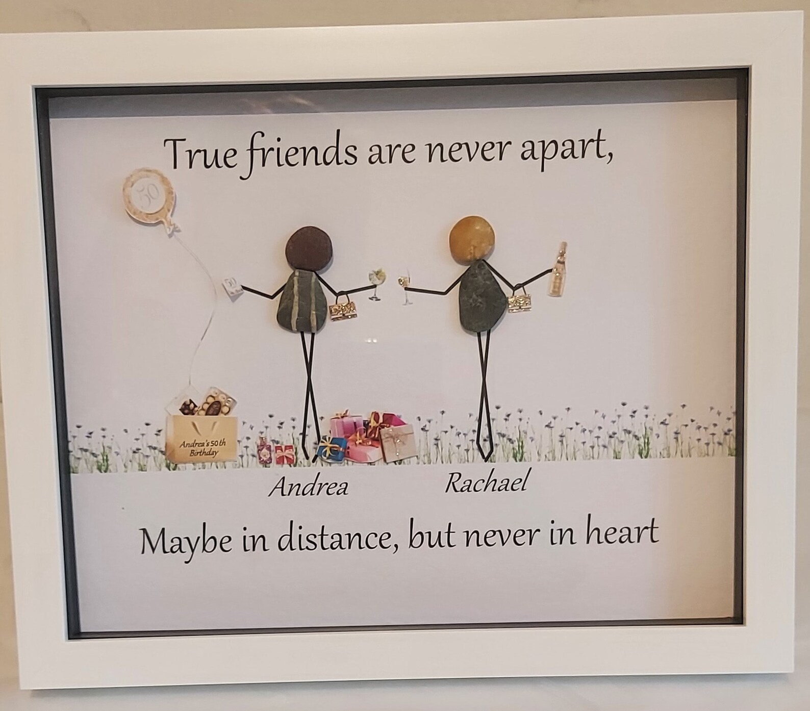 Best Friends Pebble Art Besties Forever Friend Gift Bffs - Etsy