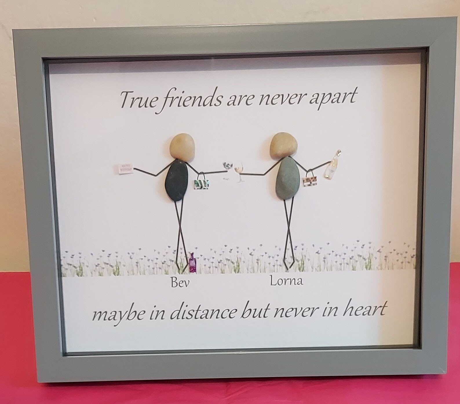 Best Friends Pebble Art Besties Forever Friend Gift Bffs - Etsy