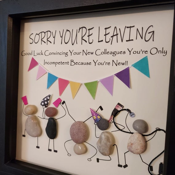 Leaving present Sorry you're leaving work place gift | Etsy