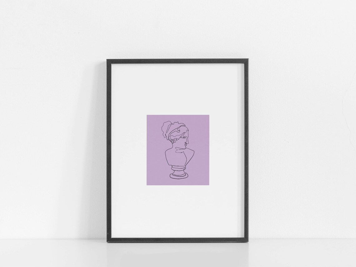 Printable Greek Sculpture Art Print, Instant Download, Exclusive Bold ...